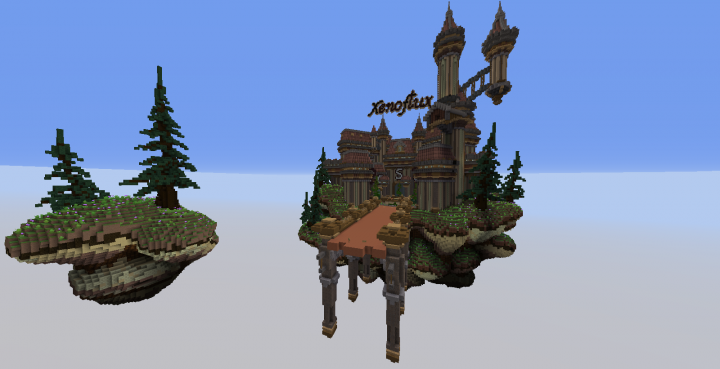 Hub for Xenoflux Network Minecraft Map
