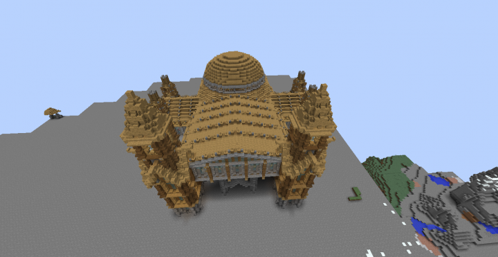 Huge Medieval Church Minecraft Map