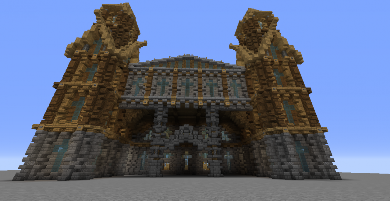 Huge Medieval Church Minecraft Map