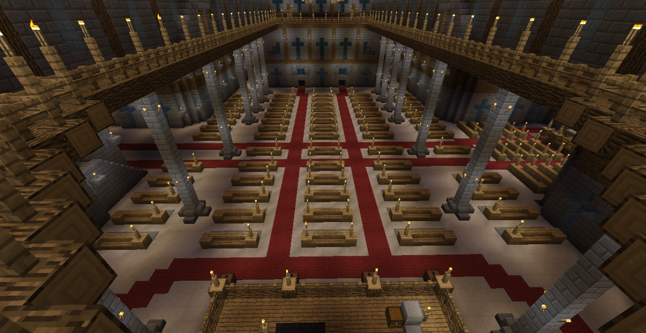 Huge Medieval Church Minecraft Map