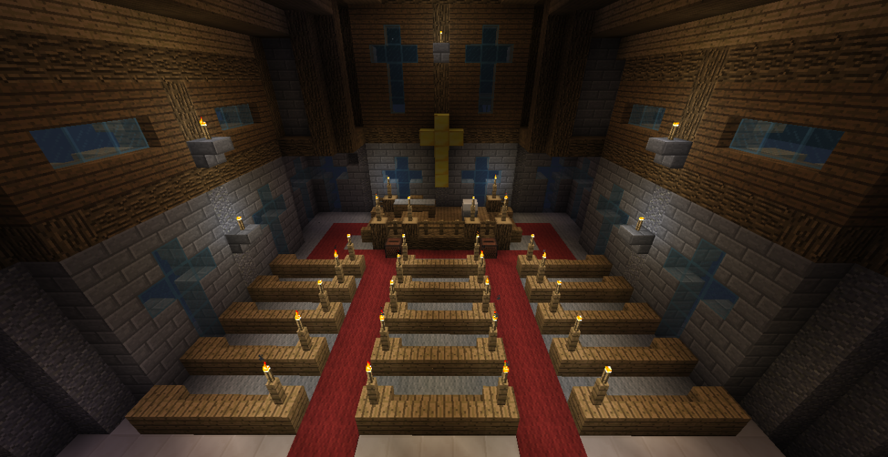 Huge Medieval Church Minecraft Map