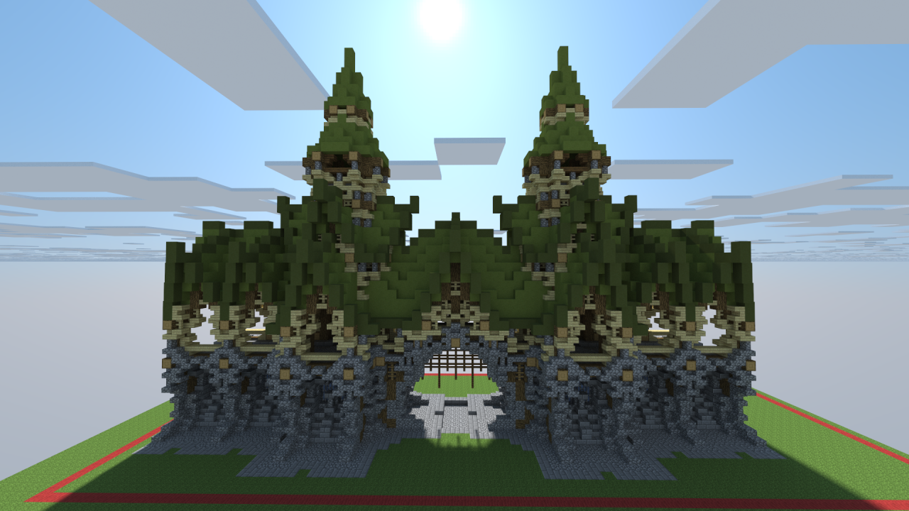 #30DAYS - Day 29 - Wood Elf Gate Minecraft Map