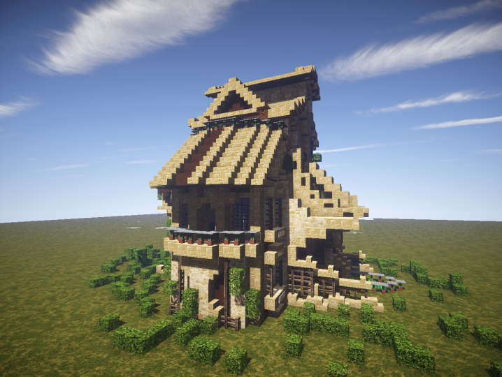 Desert big house. Minecraft Map