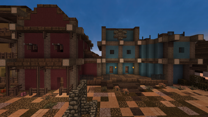 Small Western Town Minecraft Map