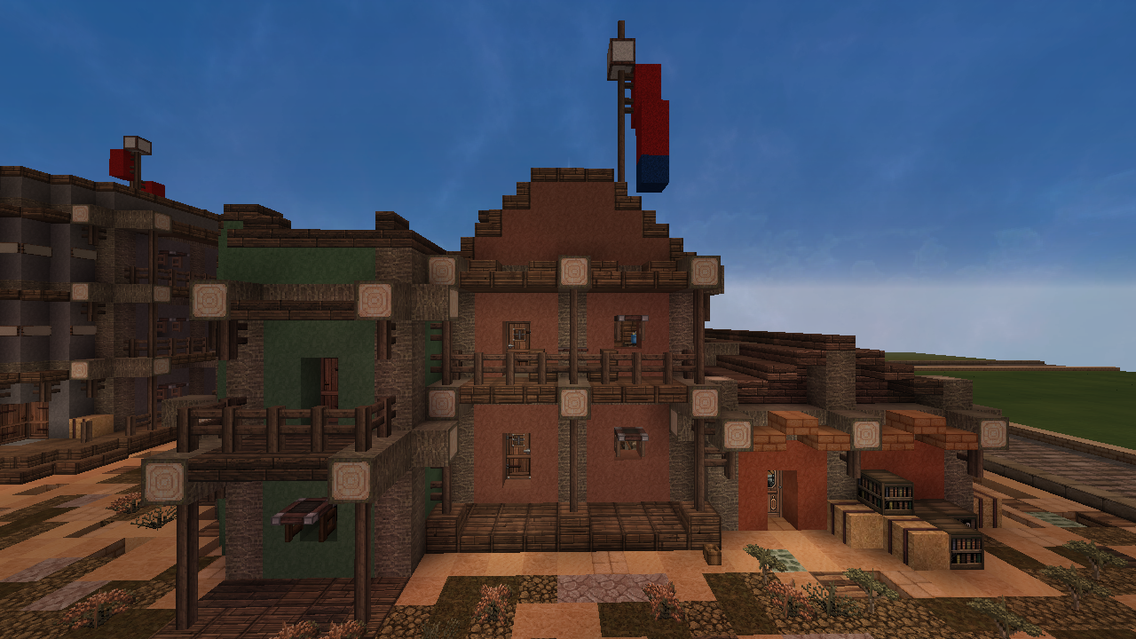 Small Western Town Minecraft Map