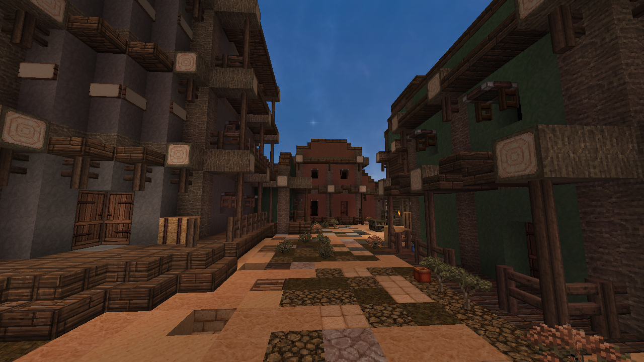 Small Western Town Minecraft Map