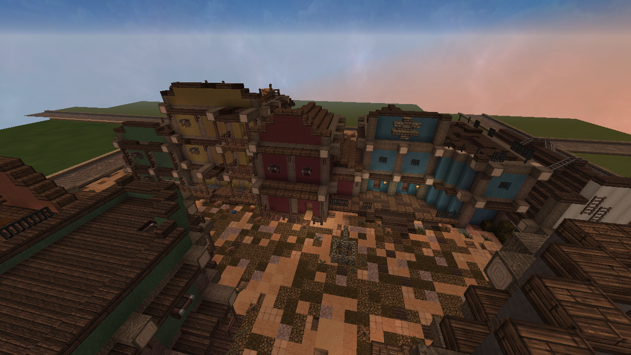 Small Western Town Minecraft Map