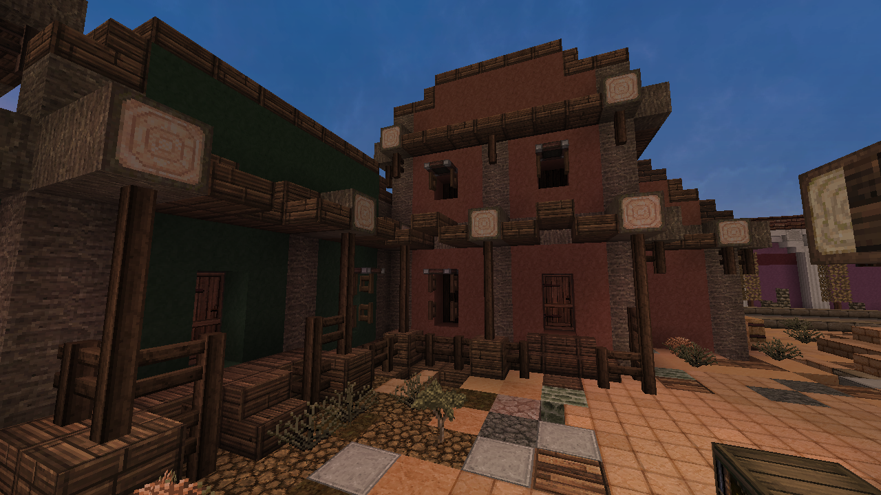 Small Western Town Minecraft Map