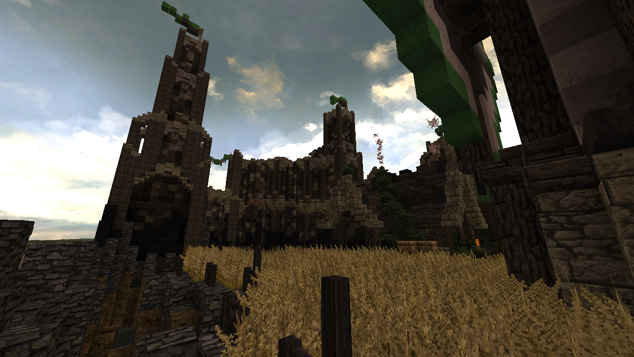 Dark Medieval Village Minecraft Map