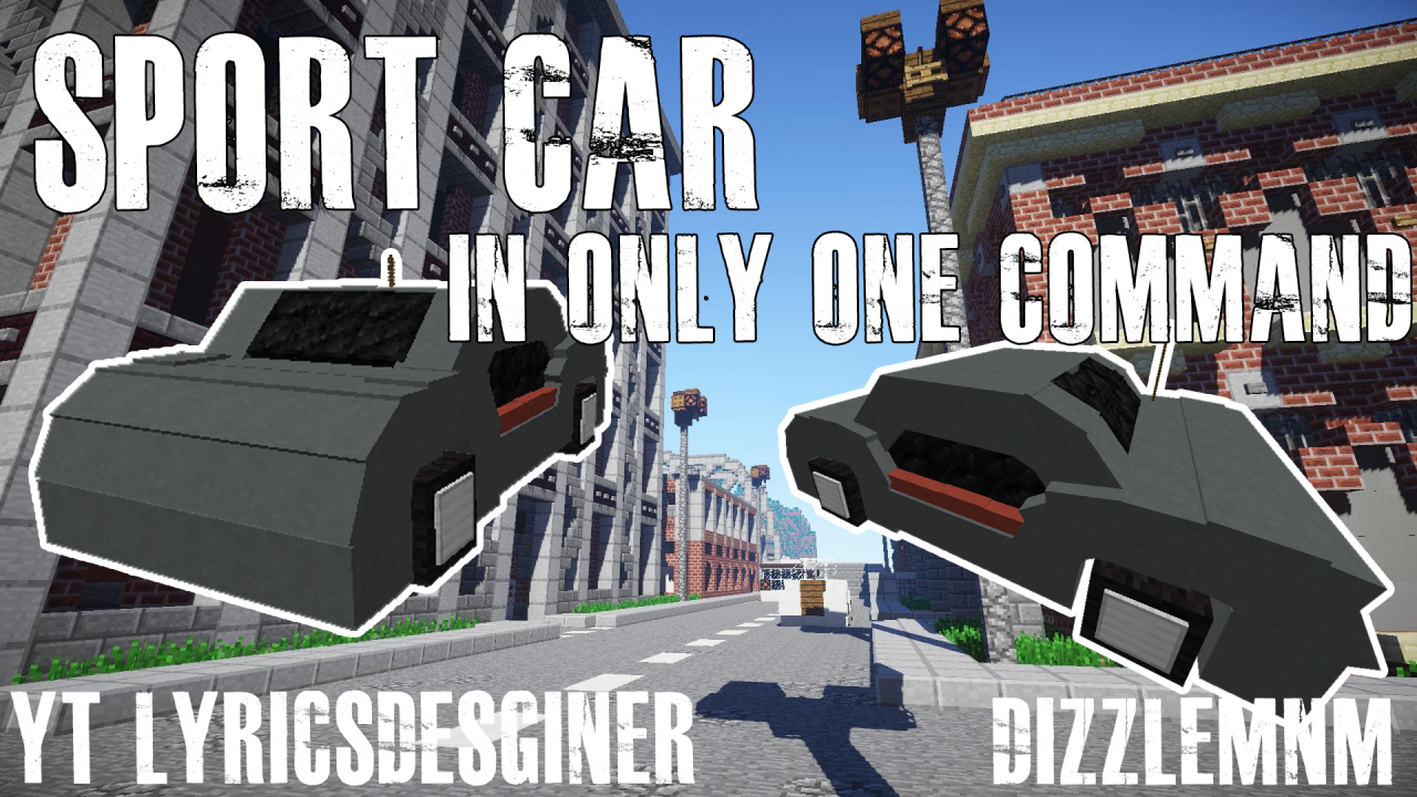 Minecraft Sport Car Only 1 command Minecraft Map