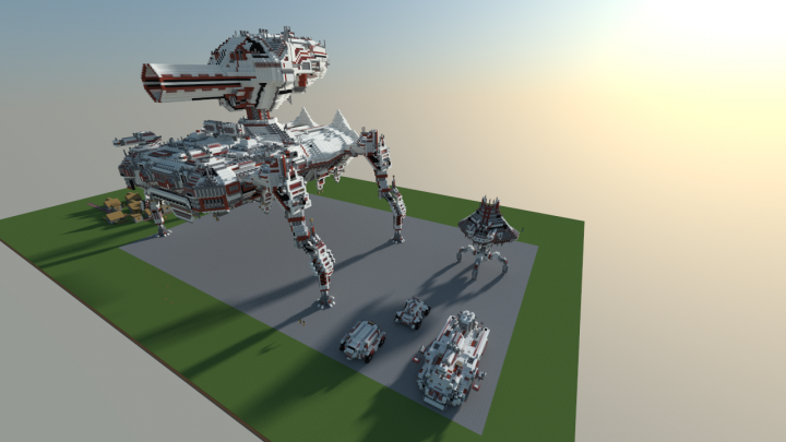 FEN Combat vehicles Minecraft Map