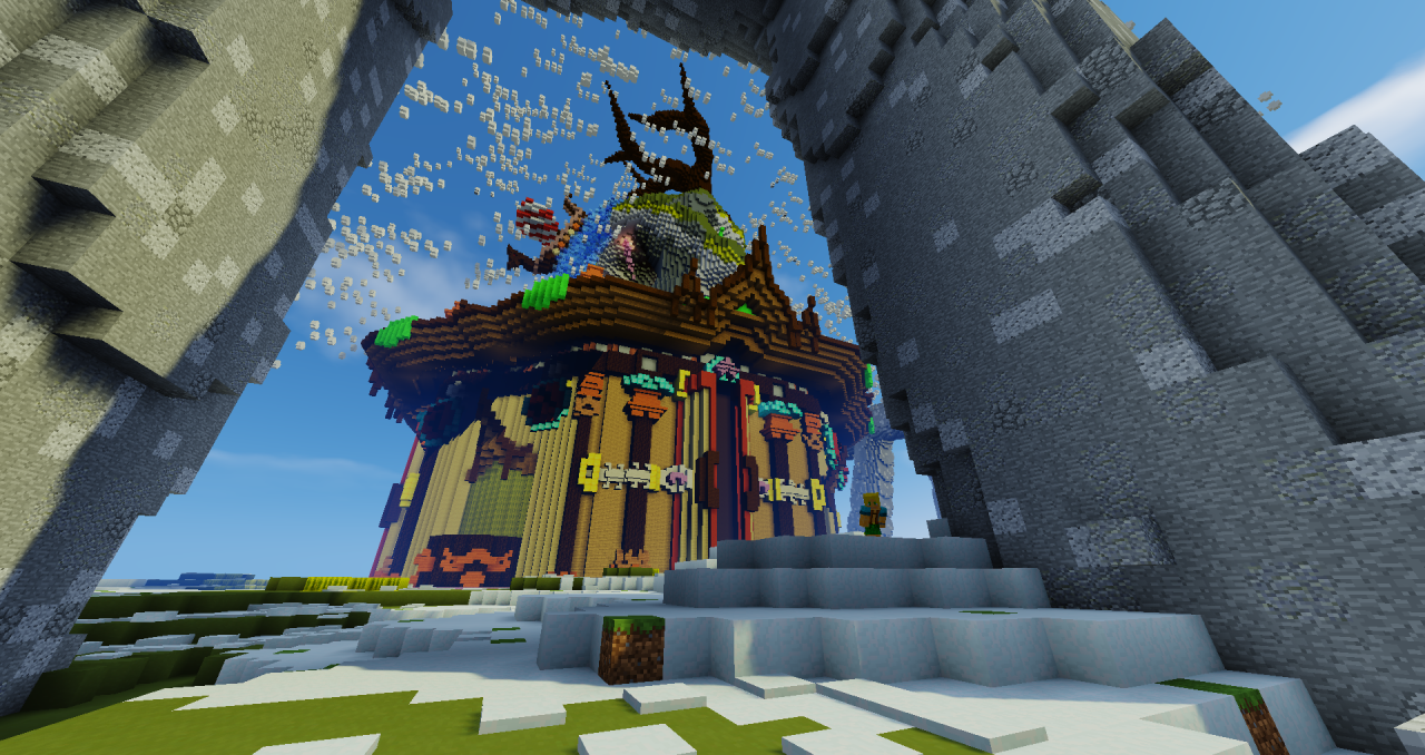 The Symbiose Temple Minecraft Map