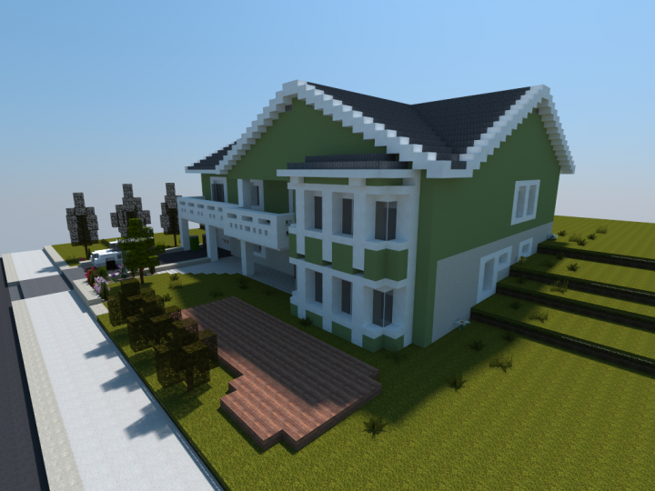 Realistic Family House (Download Available) Minecraft Map