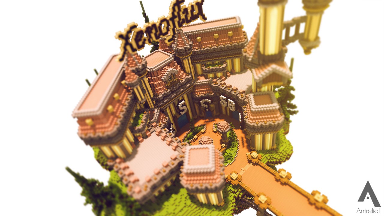 Hub for Xenoflux Network Minecraft Map
