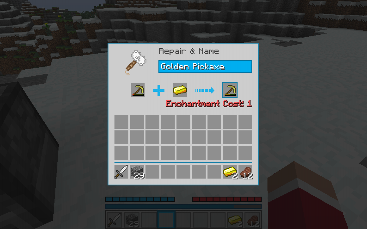 Omega Blu - A Simple, Clean UI Minecraft Texture Pack