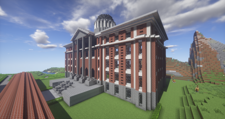 Minecraft - Large Townhall Minecraft Map