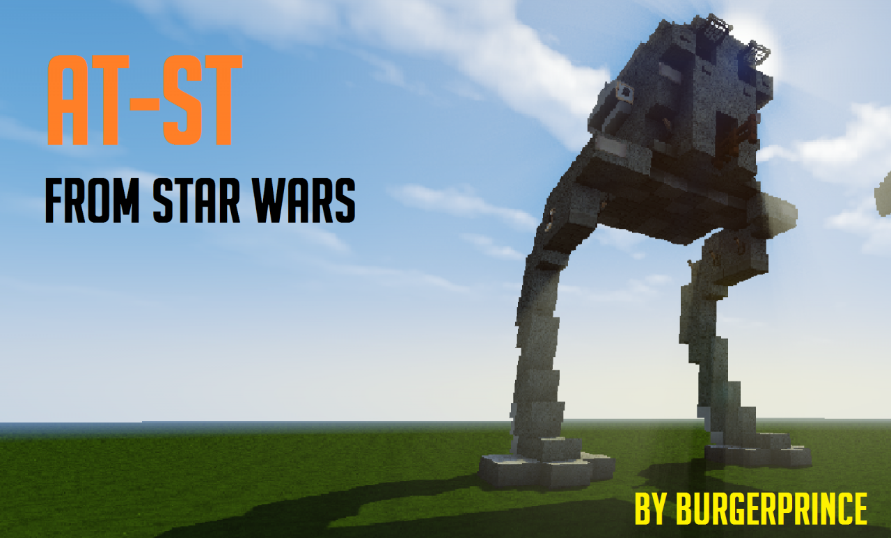 AT-ST from STAR WARS Minecraft Map