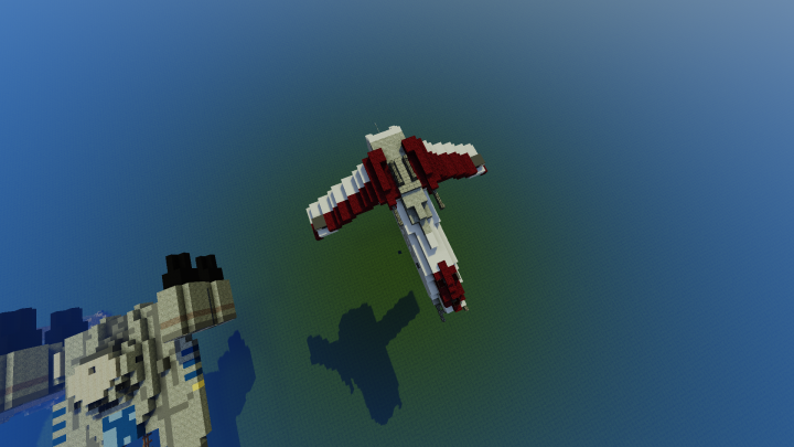 LA-AT Republic Gunship from STAR WARS Minecraft Map