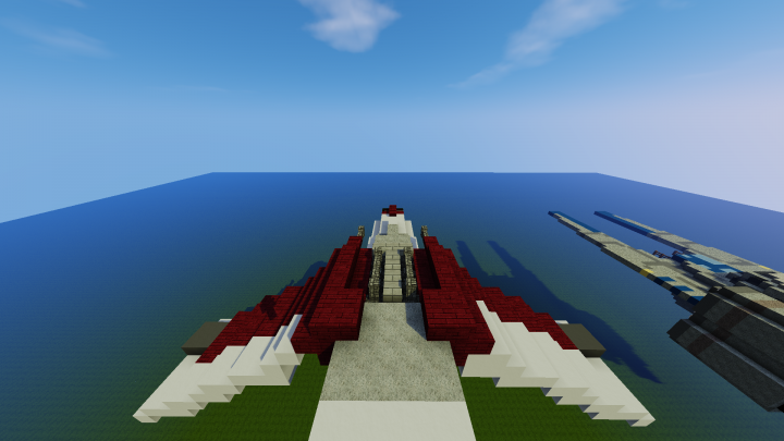 LA-AT Republic Gunship from STAR WARS Minecraft Map