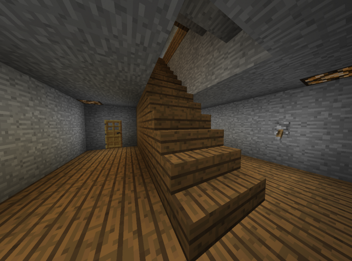 Fully Redstone Mountain House Minecraft Map