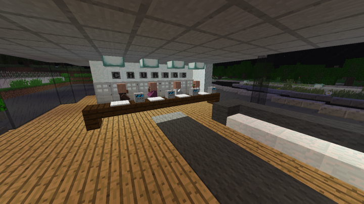 White building Minecraft Project