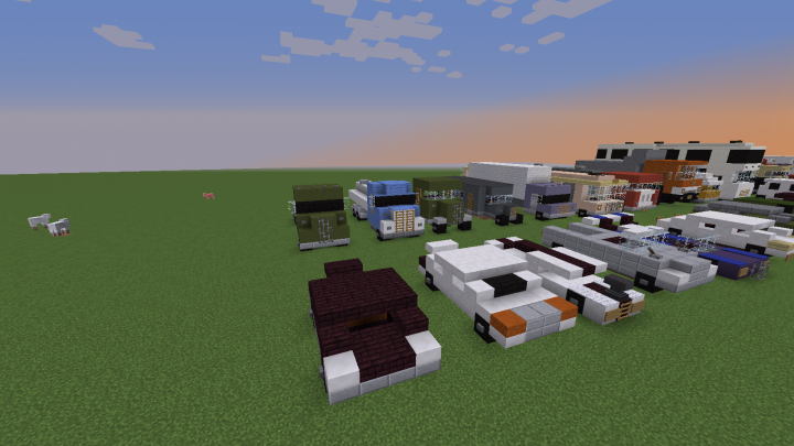 Vehicle Pack Minecraft Map