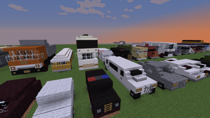 Vehicle Pack Minecraft Map
