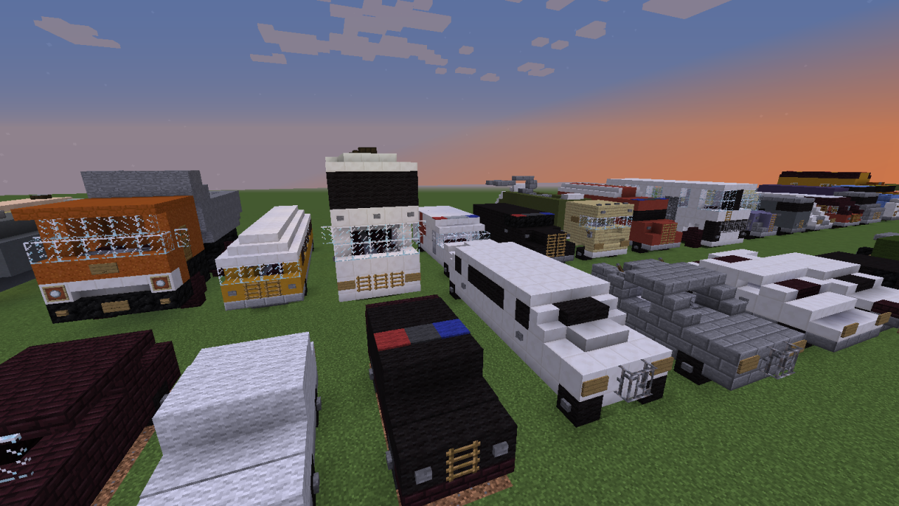 Vehicle Pack Minecraft Map