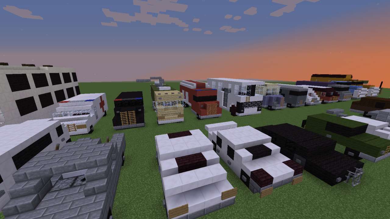 Vehicle Pack Minecraft Map