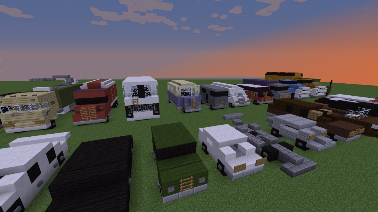 Vehicle Pack Minecraft Map