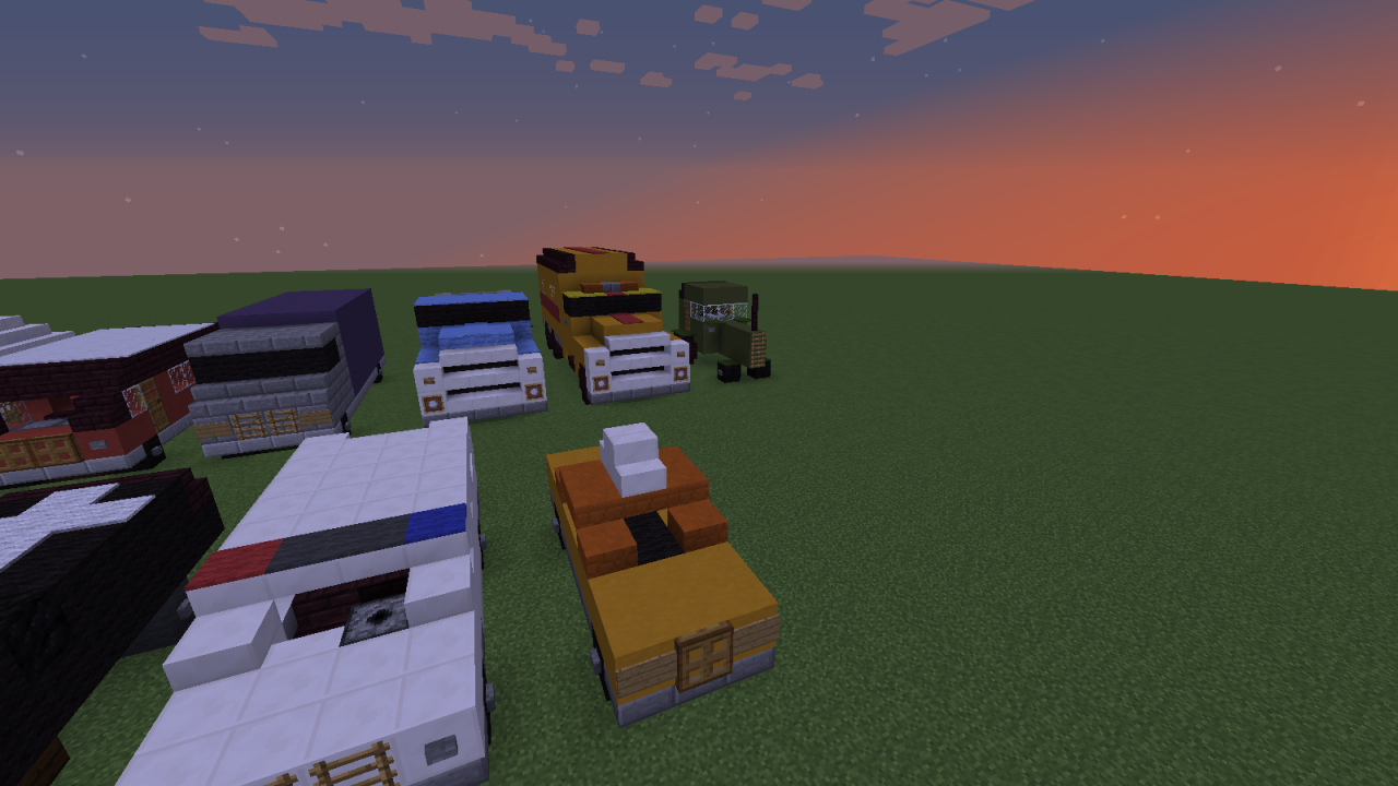 Vehicle Pack Minecraft Map
