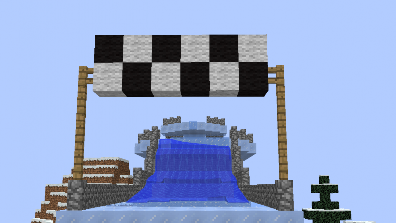 Ice Boat Race Minecraft Map