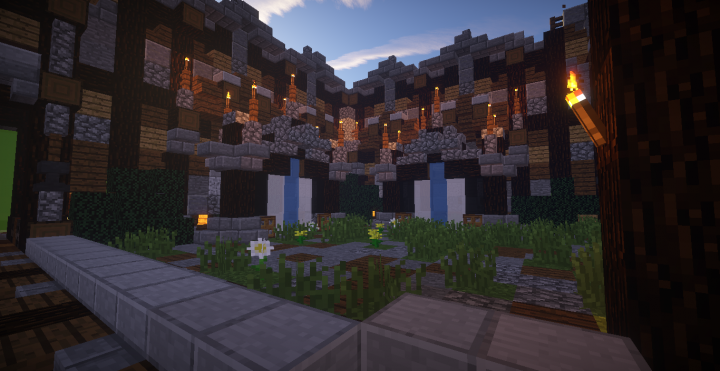 Faction Medieval Spawn (SCHEMATIC) Minecraft Map