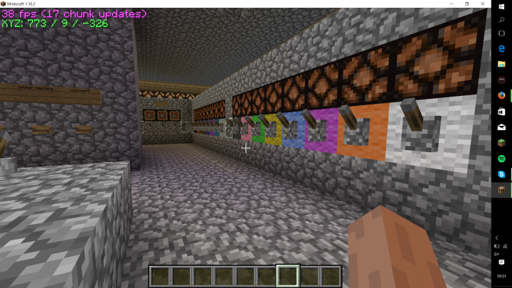 Fireworks machine Minecraft Map