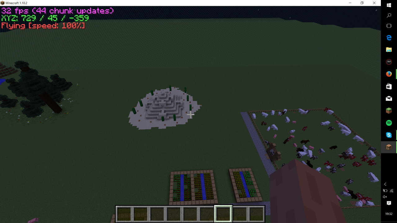 Fireworks machine Minecraft Map