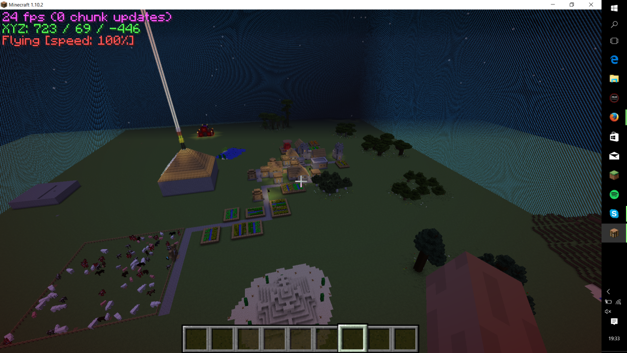 Fireworks machine Minecraft Map