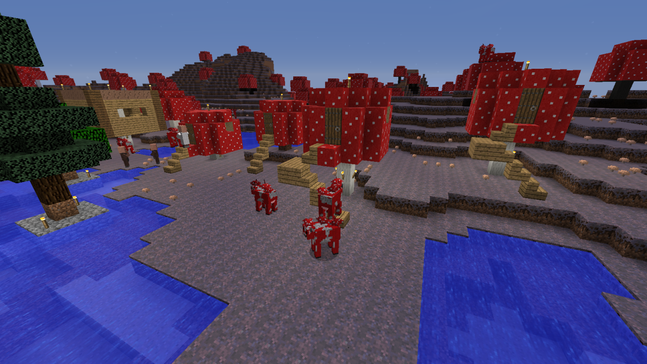 Mushroom Village Minecraft Map