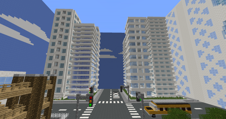 Future City map - Walls (minigame) Minecraft Map