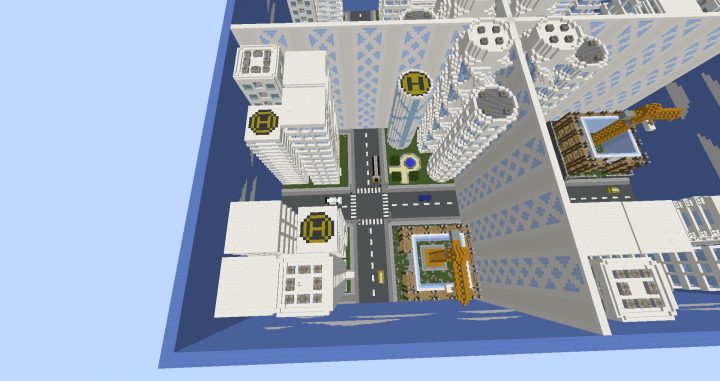 Future City map - Walls (minigame) Minecraft Map