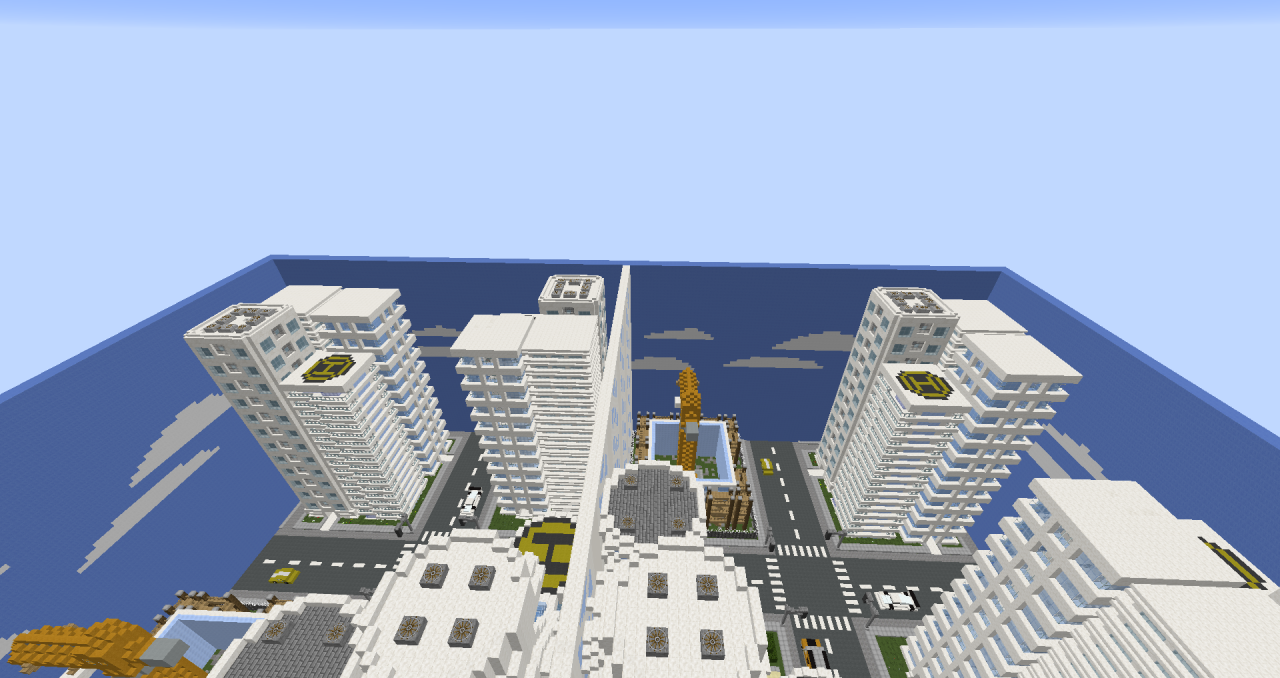 Future City map - Walls (minigame) Minecraft Map