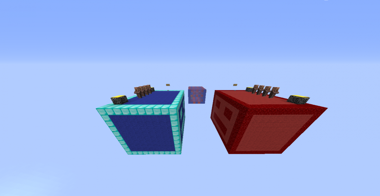 Red vs Blue {2 players} v.1.10.x Minecraft Map