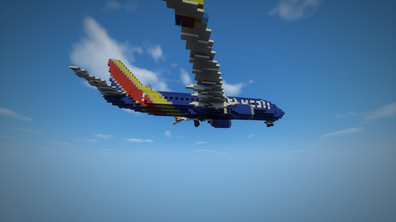 Boeing 737 MAX 8 Minecraft Map