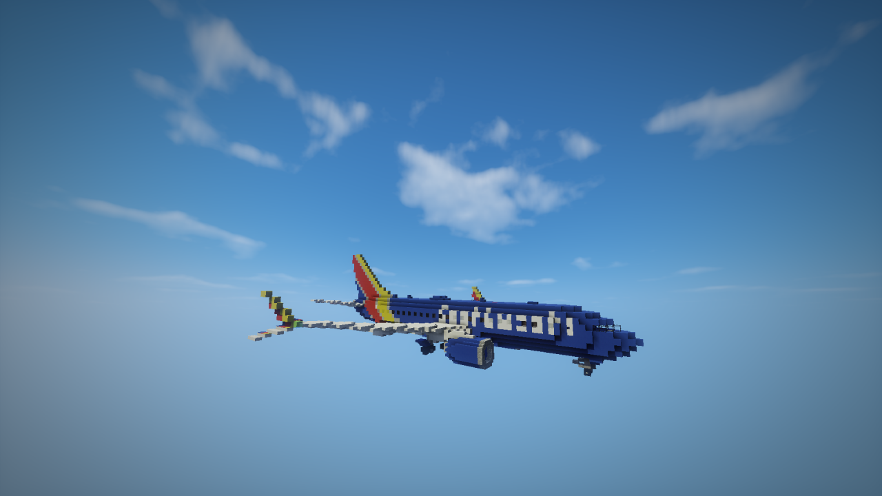 Boeing 737 MAX 8 Minecraft Map