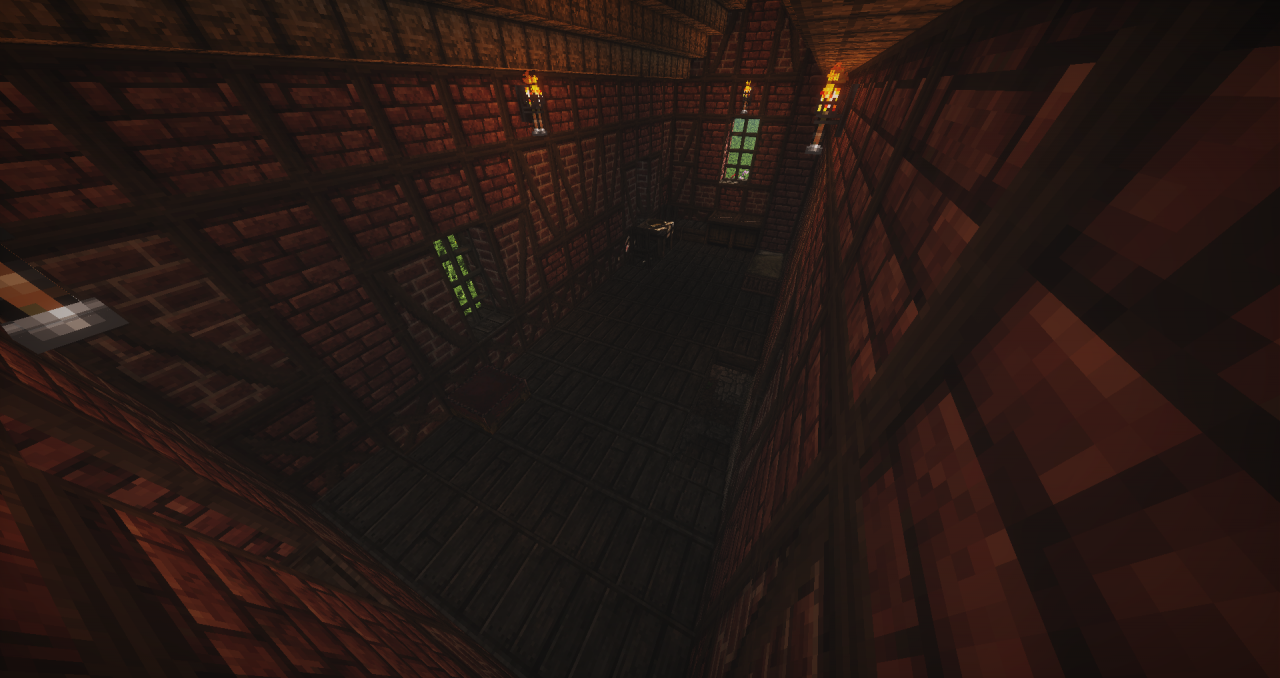 Tudor Style Home/Watermill [Conquest Reforged] Minecraft Map