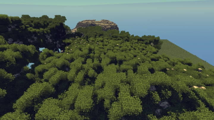 Custom Scenic Terrain Minecraft Map
