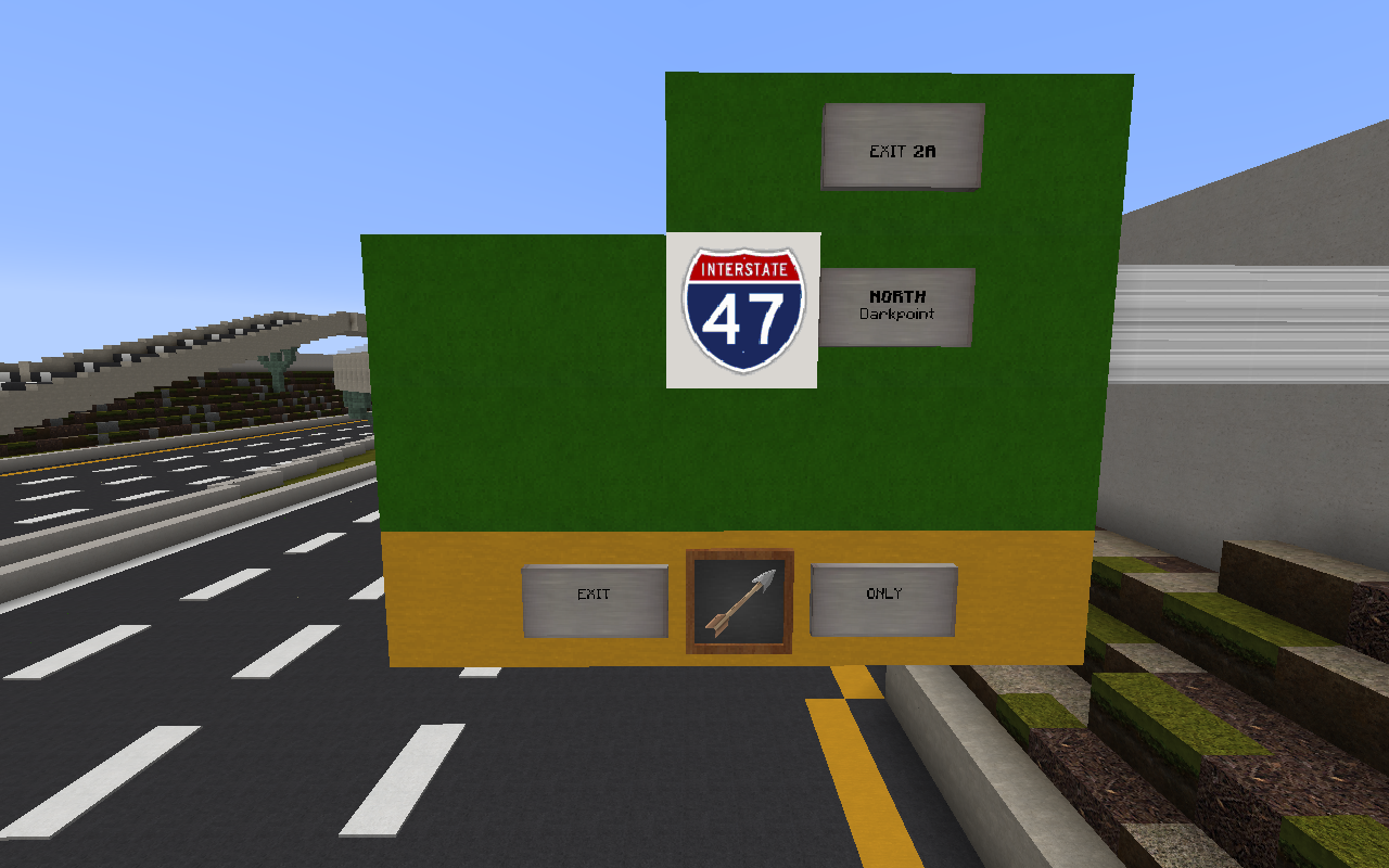 3-Level Stack Interchange Minecraft Map