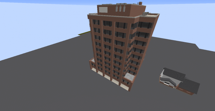 Small Brick Office Building Minecraft Map