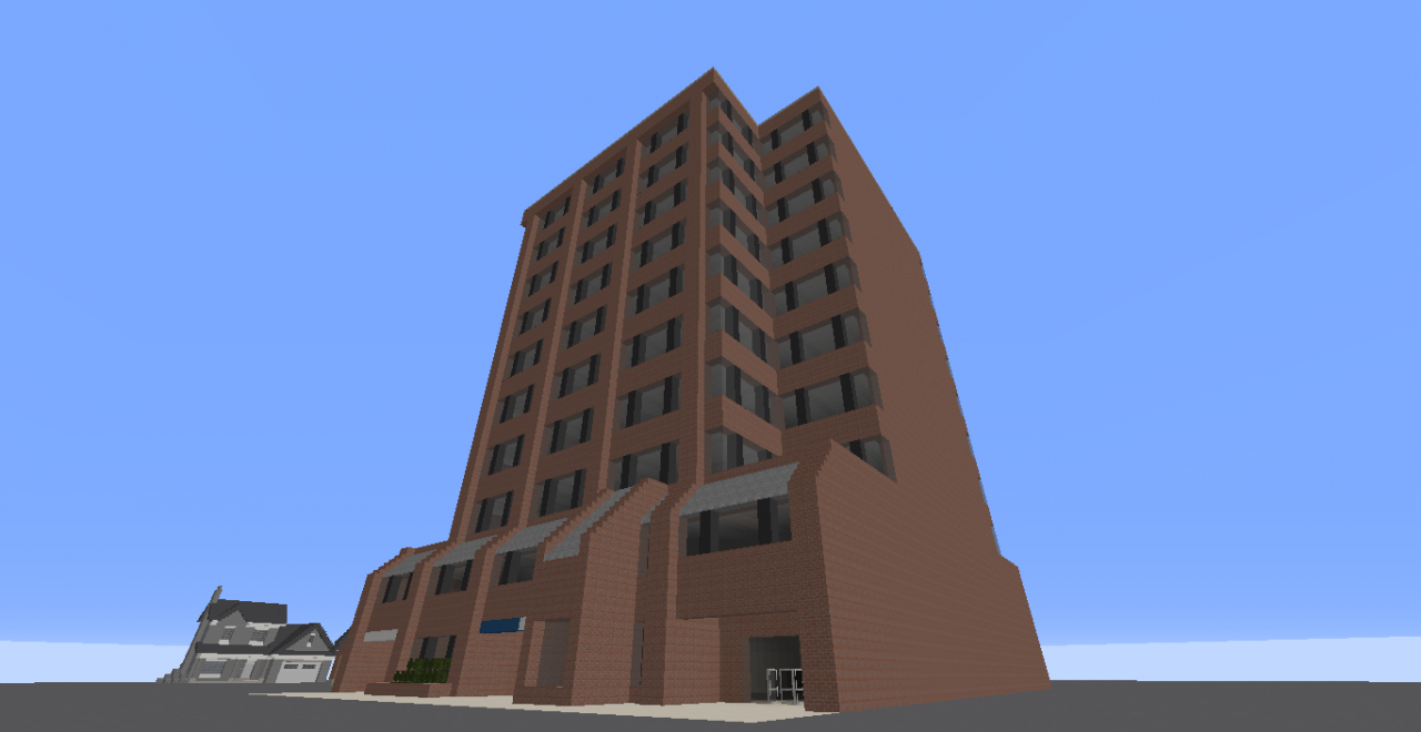 Small Brick Office Building Minecraft Map