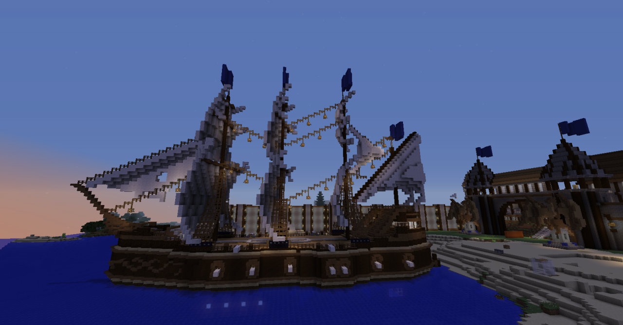 Large Imperial Ship - Built in Survival - On SourceBlock Network ...