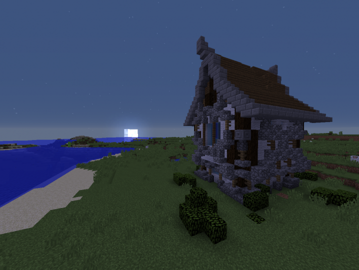 ♦ Small elven house ♦ Simple creation ♦ Minecraft Map